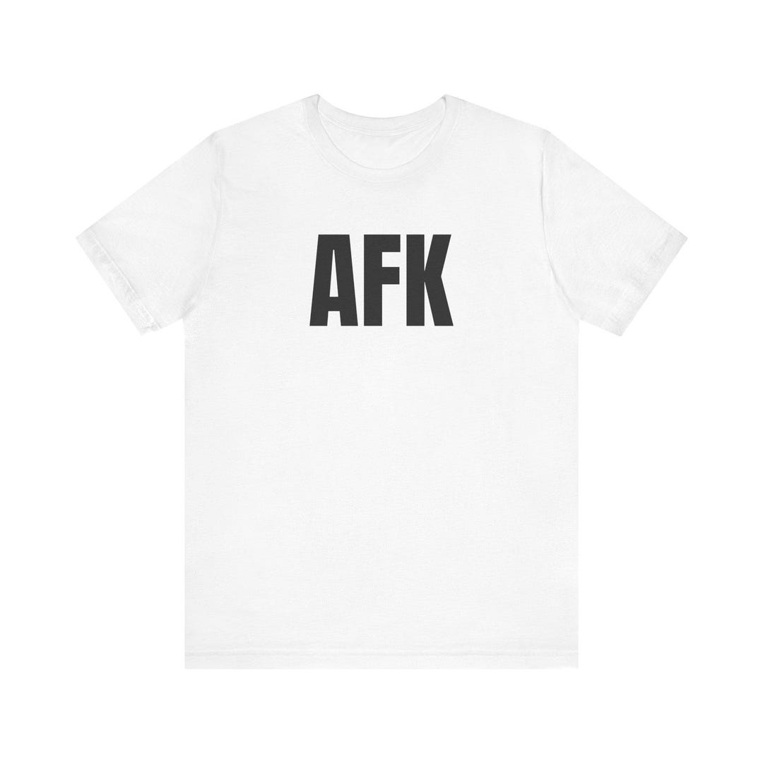 AFK, Gamer Shirt, Gift T-shirt for Gamers - Etsy