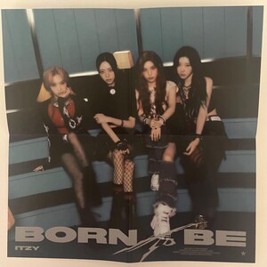 ITZY Official Album Posters/inclusions ~ Born to Be ~ ITZY ~ - Etsy