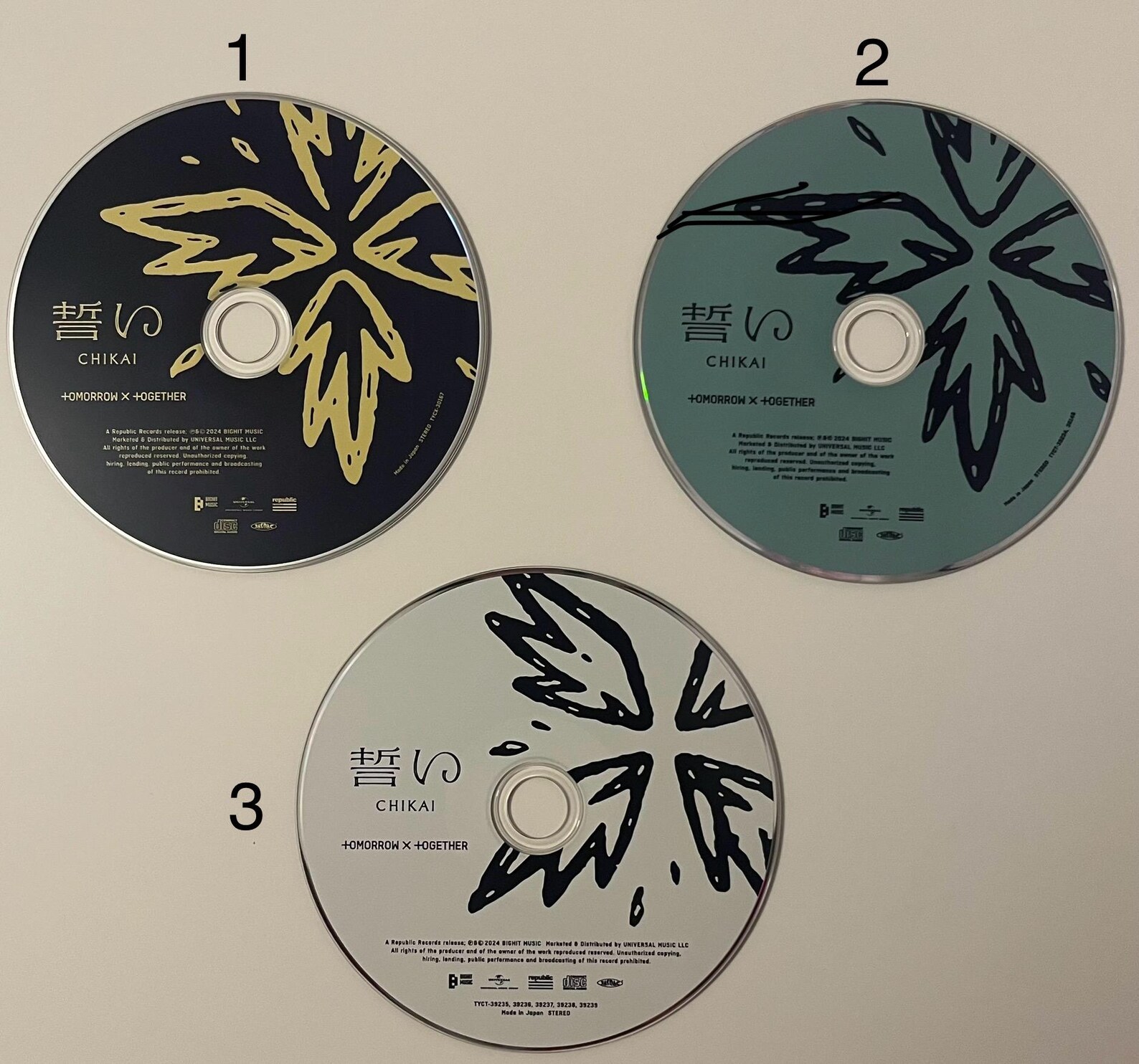 Kpop Album Cd's ~ TXT~ Temptation, Tomorrow, Blue Hour, Freefall ...