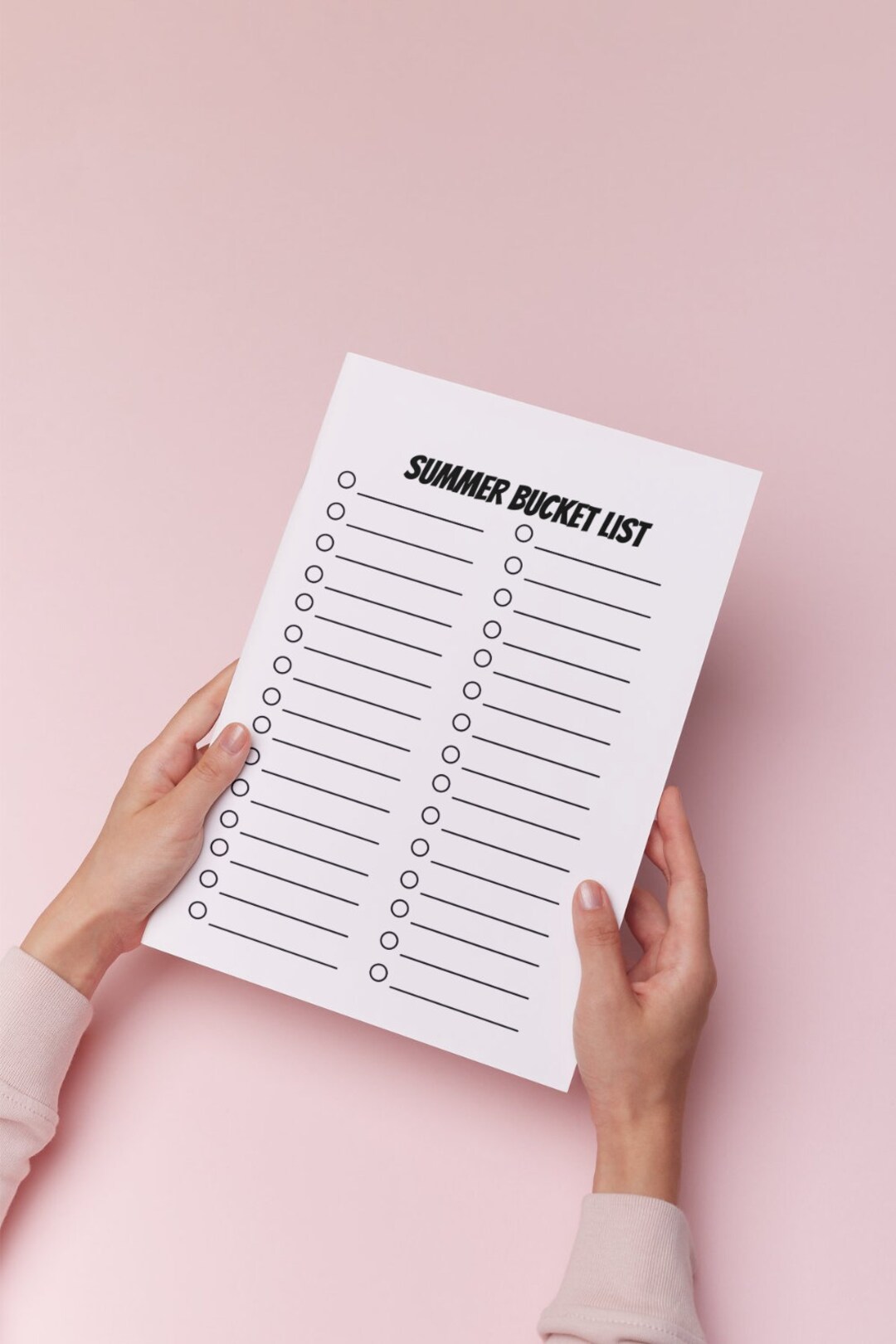 Simple Summer Bucket List - Etsy