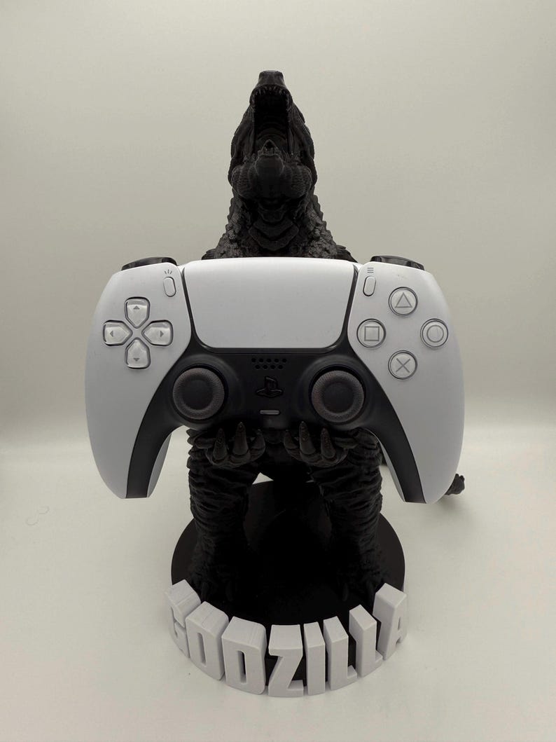Godzilla Controller Stand – 3D Printed Gaming Decor, Playstation & Xbox ...