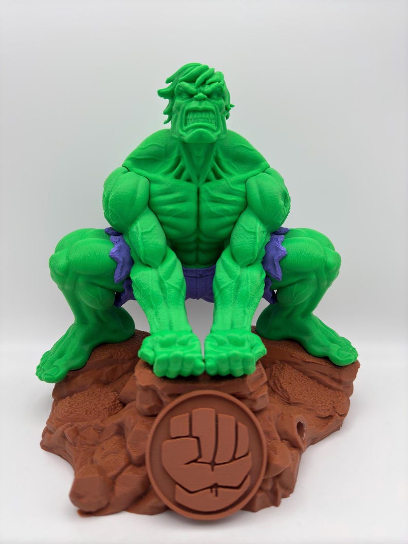 3D Printed Hulk Controller Stand – Gaming Decor, Playstation & Xbox ...