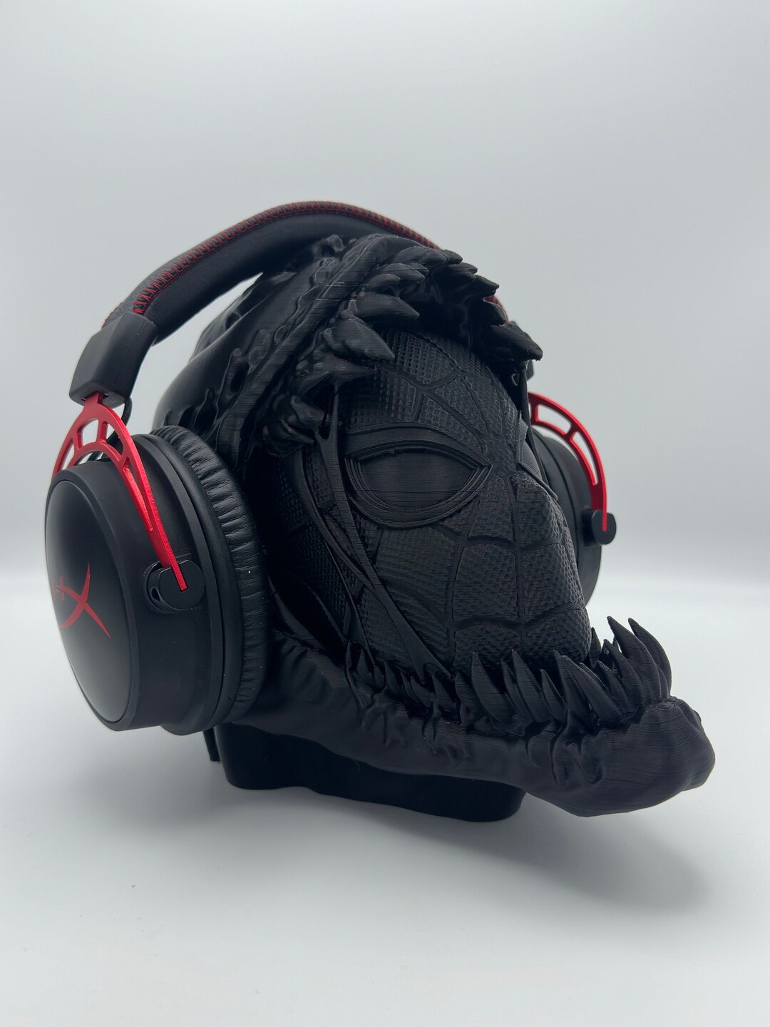 3D Printed Venom Spiderman Headphone Stand, Gaming Room Decor - Etsy