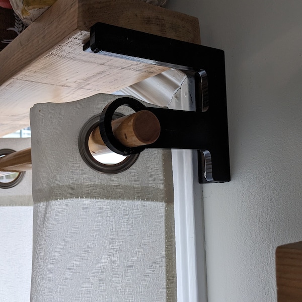 Curtain Pole Holder - Etsy