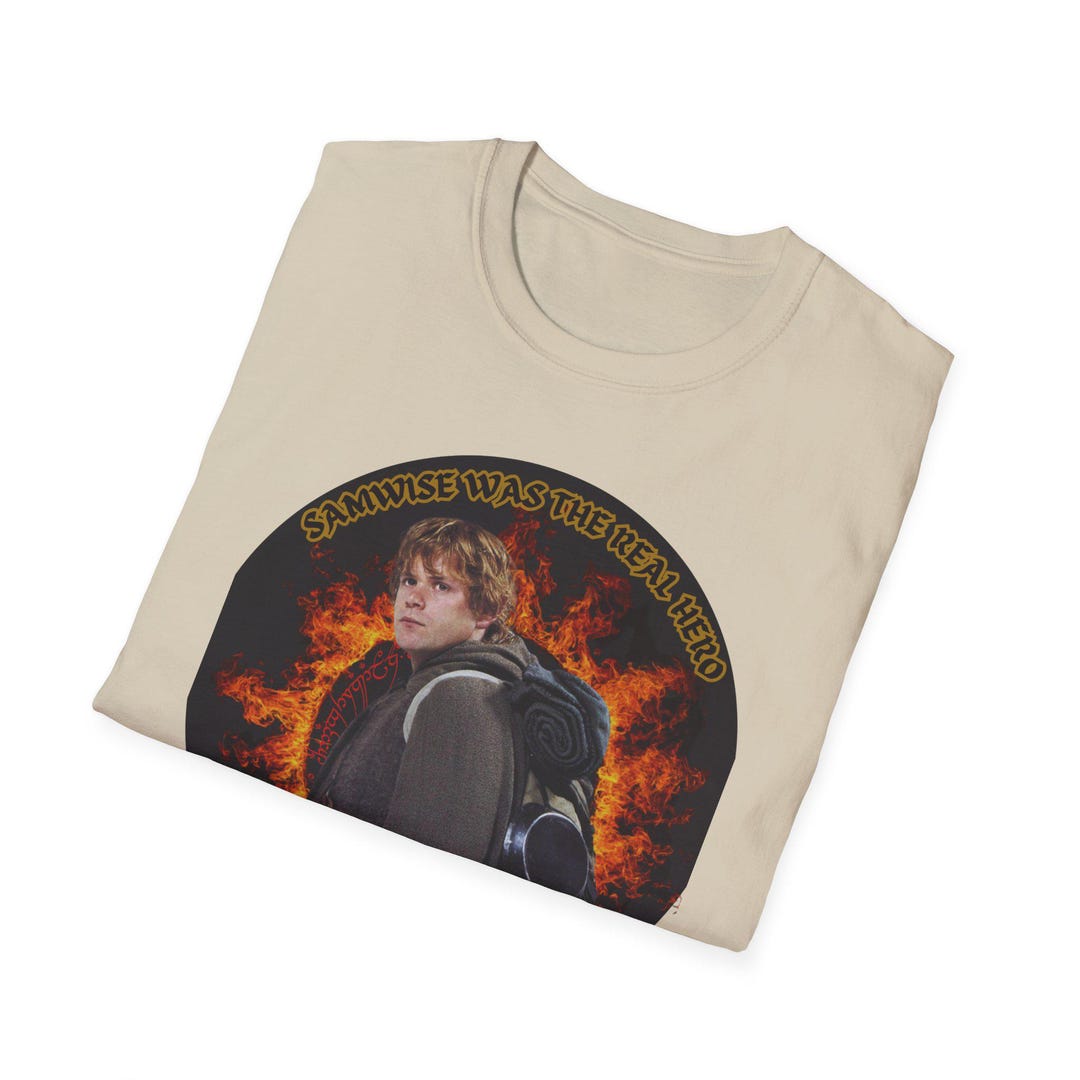 Unisex LOTR T-shirt | "samwise is the Real Hero" | Lord of the Rings ...