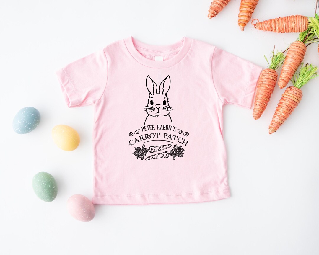 Peter Rabbit Carrot Patch Easter T Shirt and Onesie for Toddlers and ...