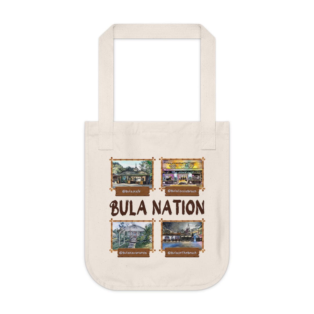Hand-drawn Bula Organic Cotton Tote Bag - Etsy