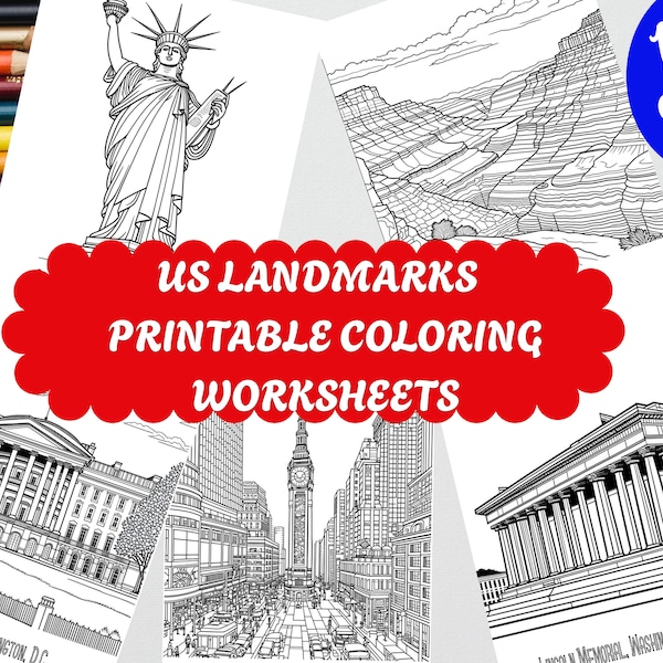 Usa Landmarks - Etsy