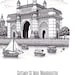 India Landmarks, Coloring Pages for Kids and Adults, Geography ...