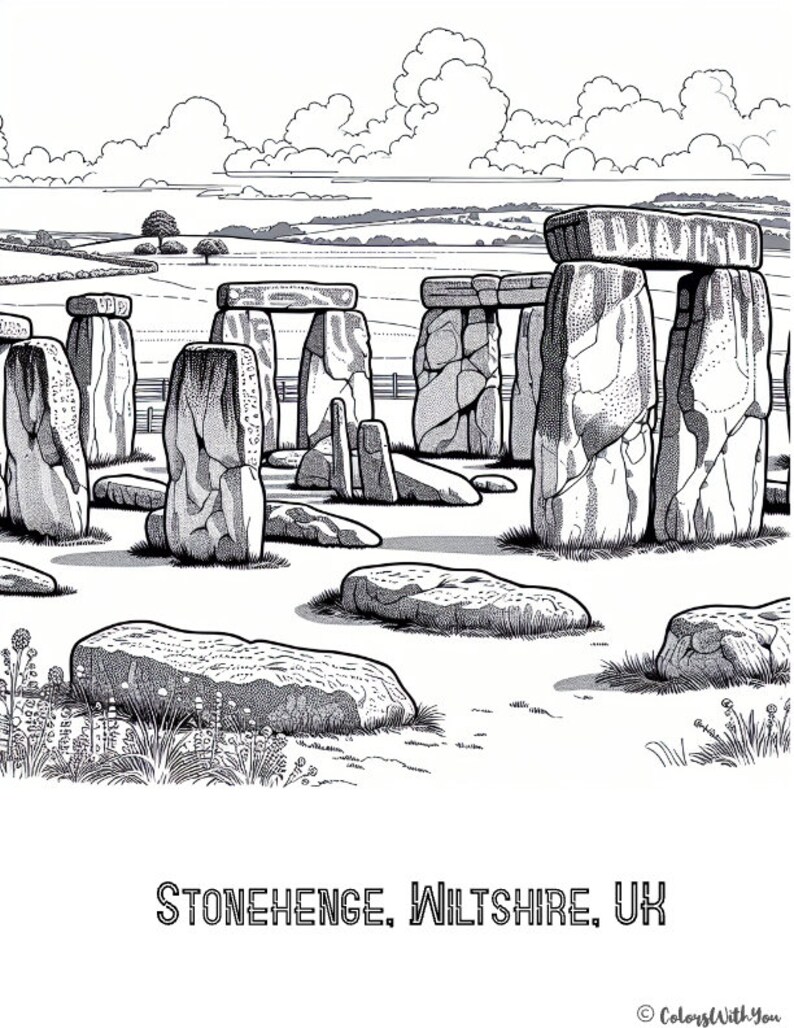 Europe Landmarks, Coloring Pages, Geography Worksheets, Britain, Paris ...