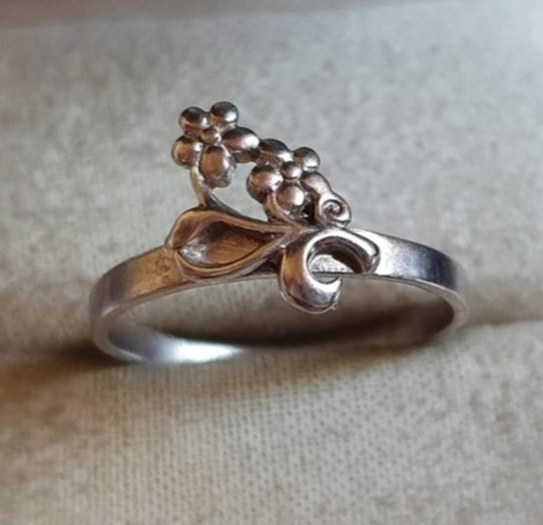 UNIQUE Rare Vintage Soviet USSR Ring Sterling Silver 925 Star Russian ...