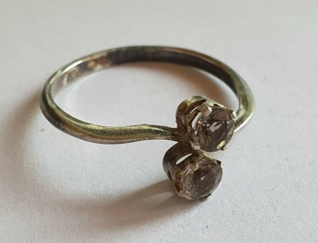 UNIQUE Rare Vintage Soviet USSR Ring Silver 875 Star Russian Antique ...