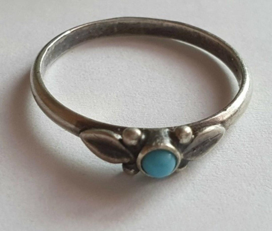 UNIQUE Rare Vintage Soviet USSR Ring Silver 875 Star Russian Antique ...