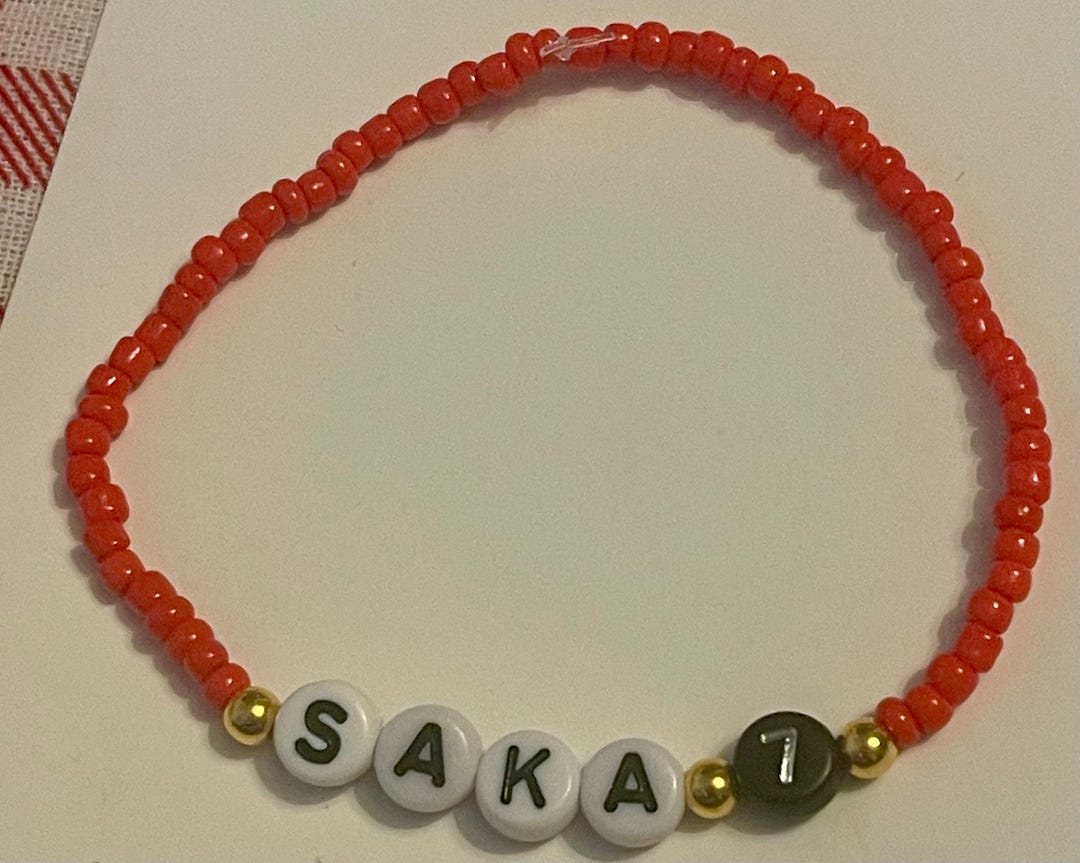 Saka Bracelet Bukayo Saka Arsenal FC Gift Saka Merchandise Arsenal Gift ...