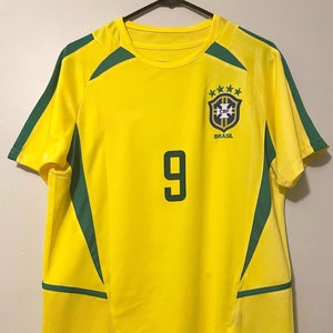 Brazil 2002 Home Jersey WC 2002 Football Soccer Kit - Etsy