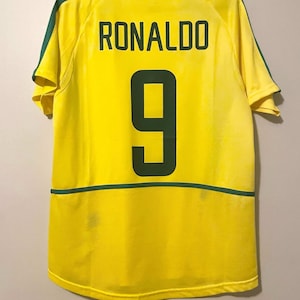 Brazil 2002 Home Jersey WC 2002 Football Soccer Kit - Etsy