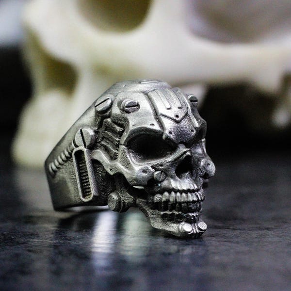 Terminator Skull - Etsy