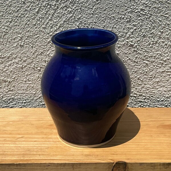 Cobalt Blue Garden Pot - Etsy