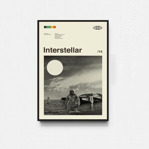 Interstellar Movie Poster, Interstellar Poster, Midcentury Art ...