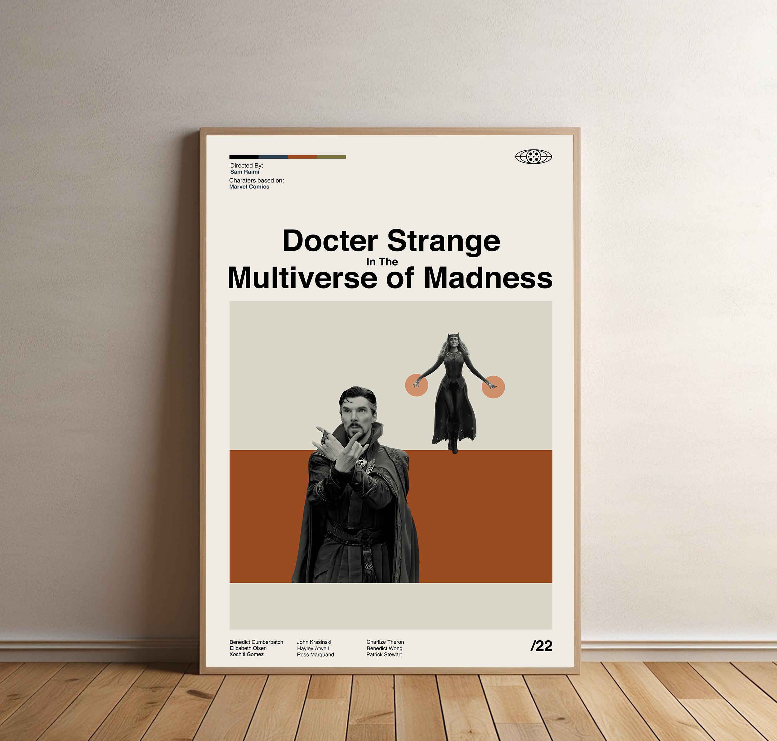 Docter Strange Multiverse of Madness Poster, Dr Strange Poster ...