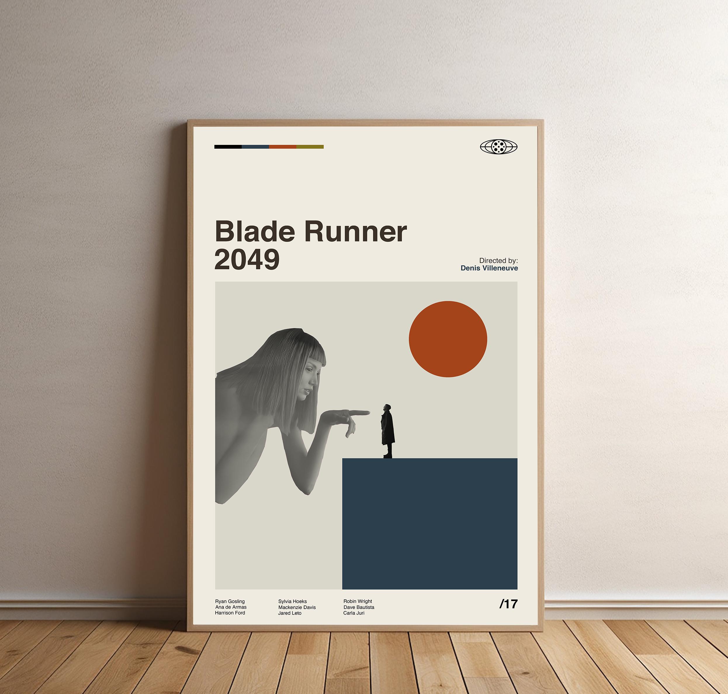 Blade Runner 2049 Poster, Movie Poster, Midcentury Art, Minimalist Art ...
