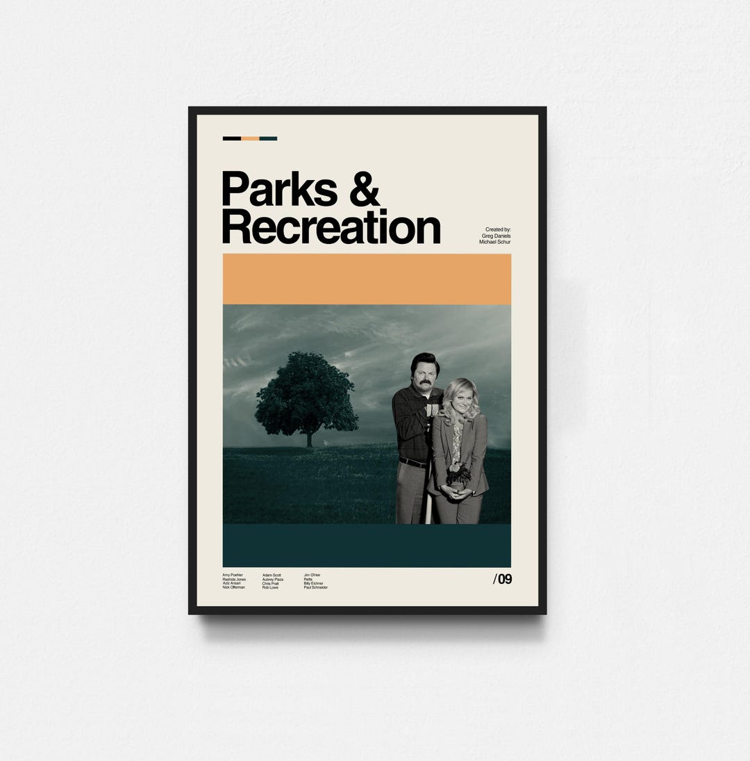 Parks and Recreation Poster, Parks and Rec Print, Movie Poster ...