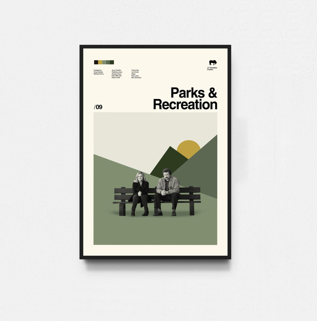 Parks and Recreation Poster, Parks and Rec Print, Movie Poster ...