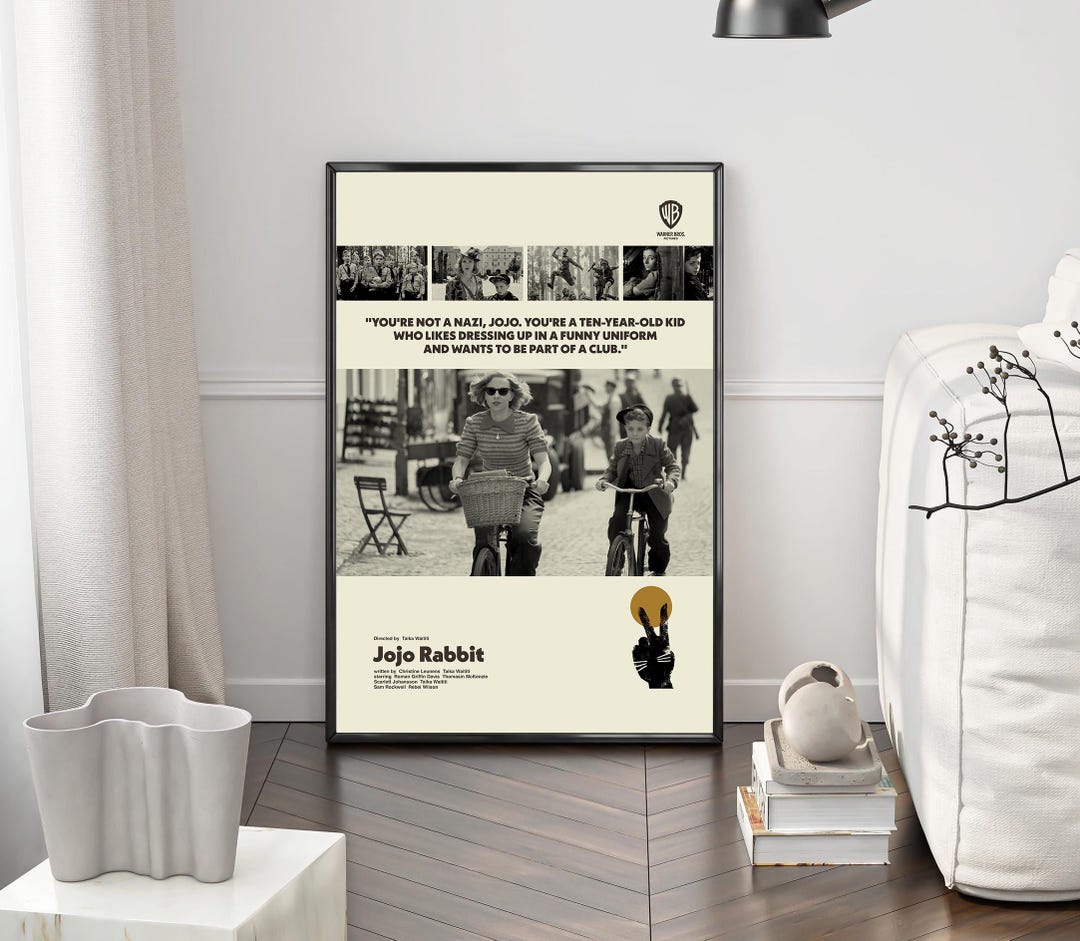 Jojo Rabbit Poster | Film Poster | Midcentury Art | Minimalist Art ...
