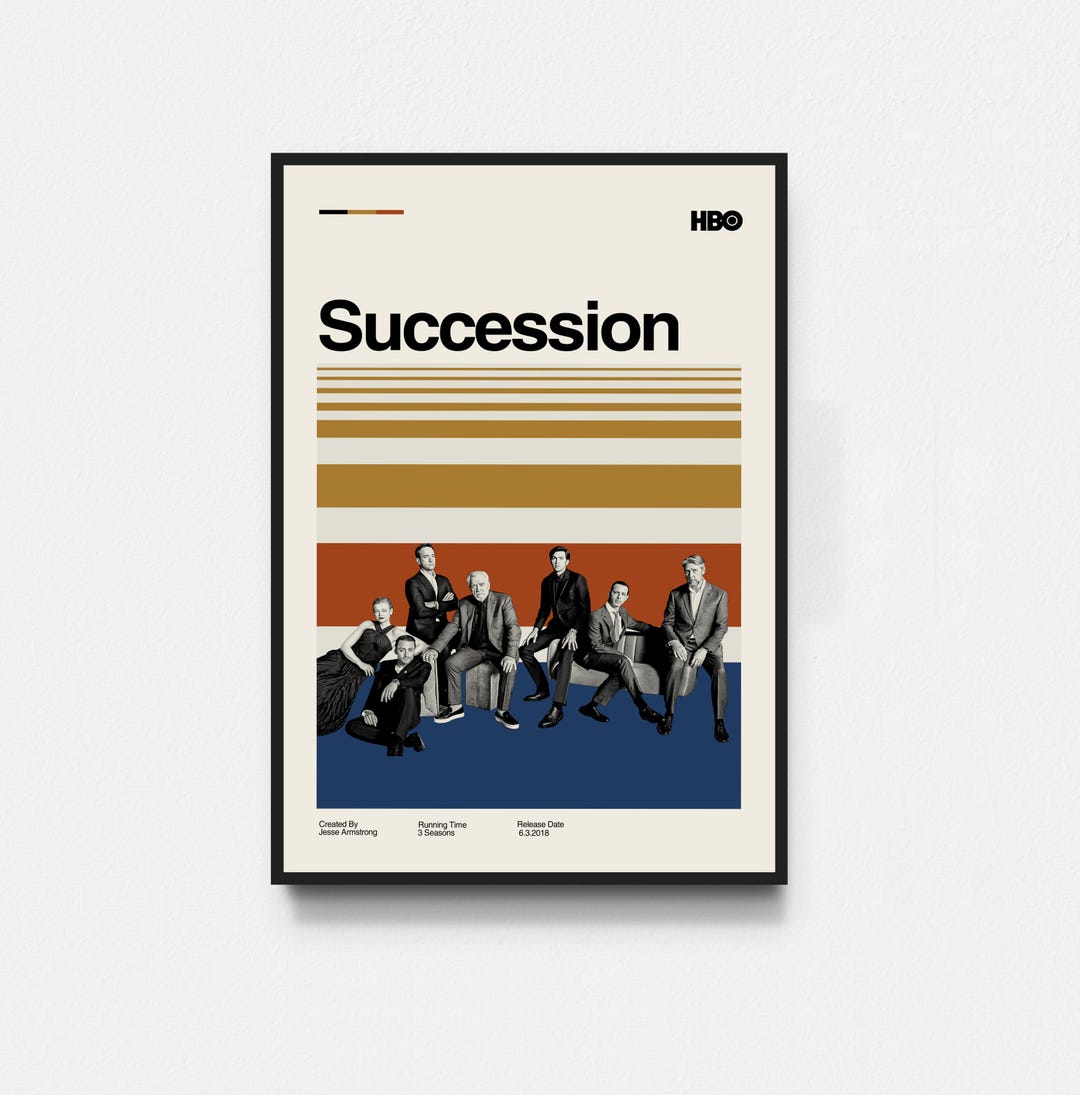 Succession Tv Series Poster, Succession Poster, Movie Poster ...
