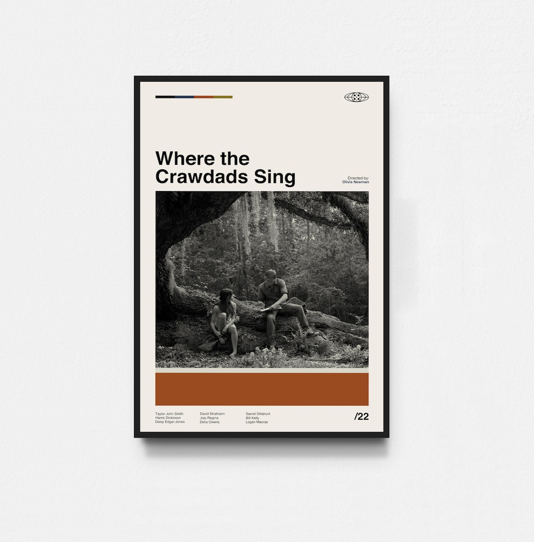 Where the Crawdads Sing Movie Poster, Film Poster, Midcentury Art ...