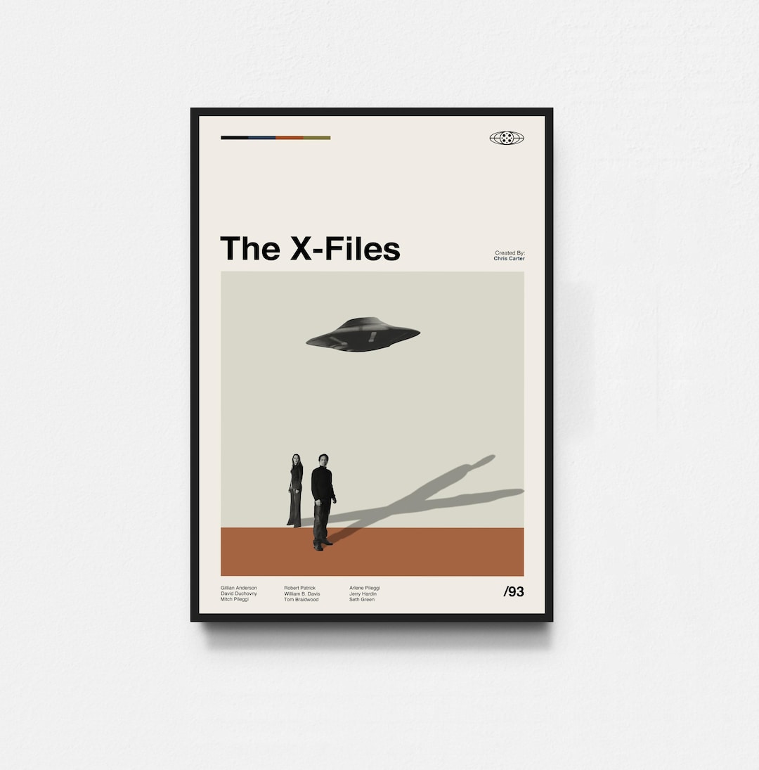 The X-files Poster, the X Files Poster, Movie Poster, Midcentury Art ...