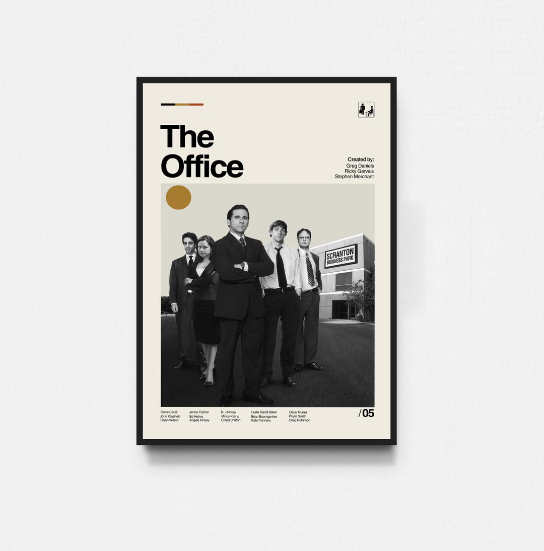 The Office Tv Series Poster, the Office Print, Tv Show Poster ...