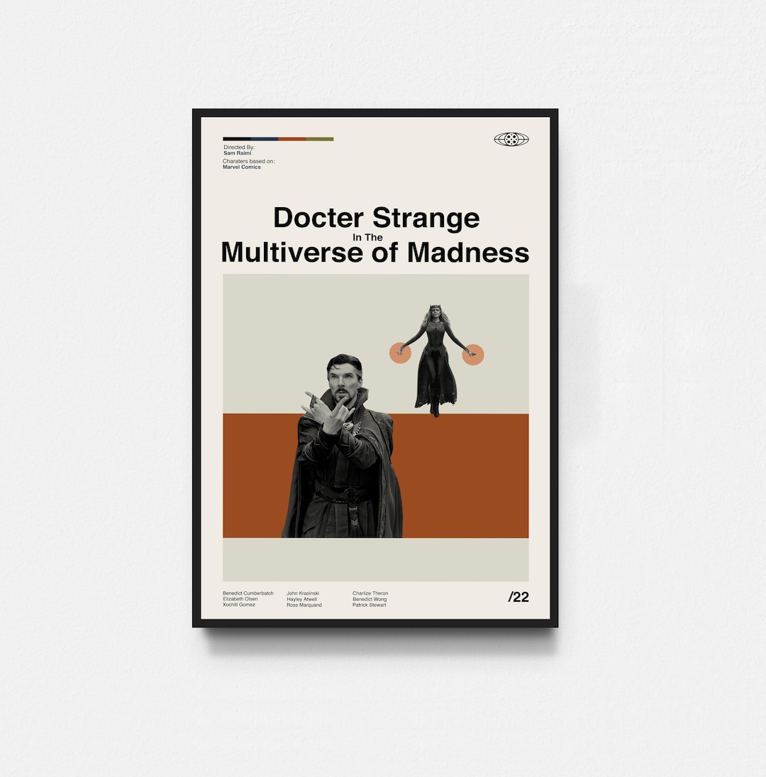 Docter Strange Multiverse of Madness Poster, Dr Strange Poster ...