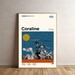 Coraline Movie Poster, Coraline Print, Movie Poster, Midcentury Art ...