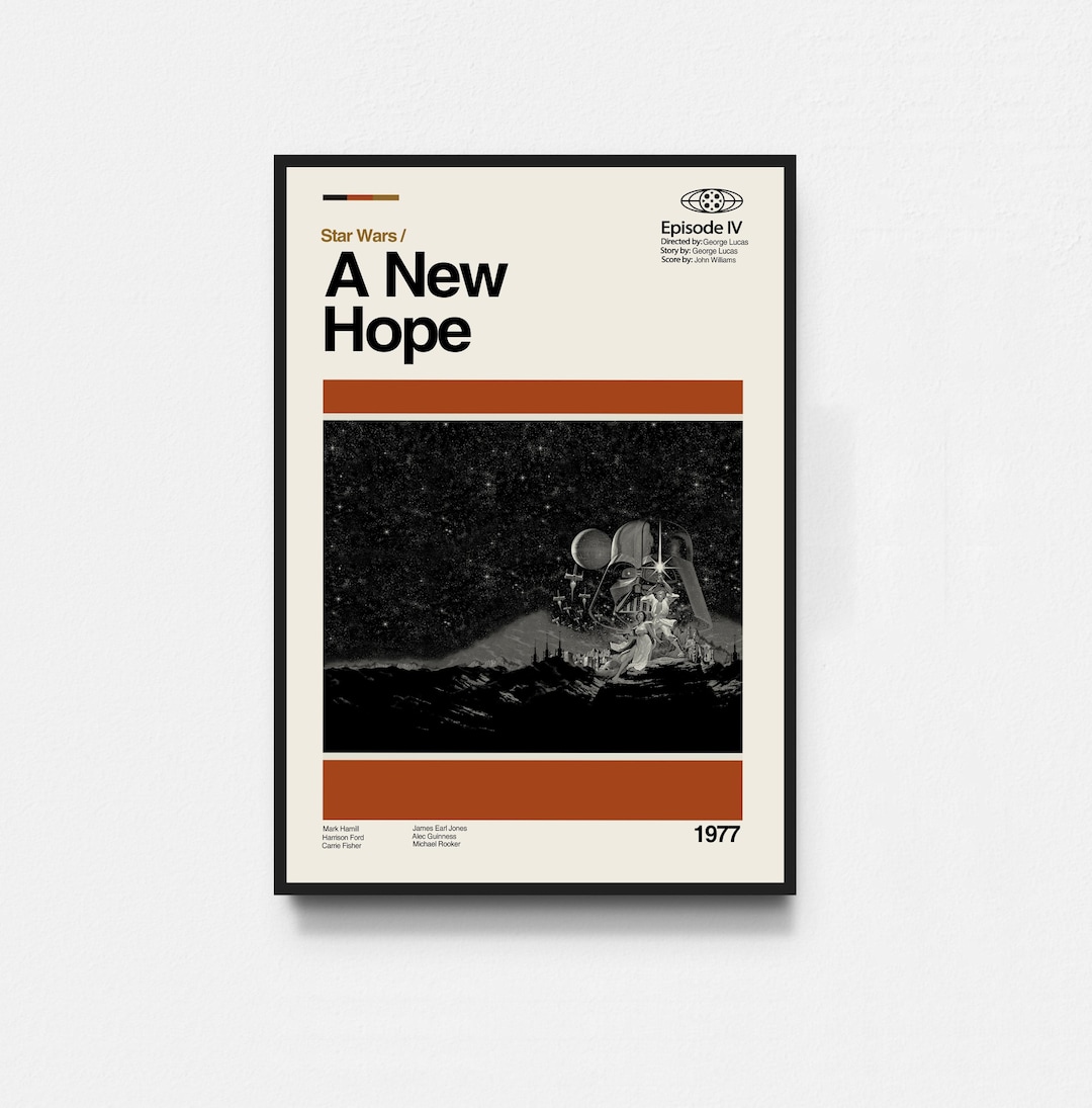 A New Hope - Star Wars Poster, Star Wars Print, Tv Series Poster ...