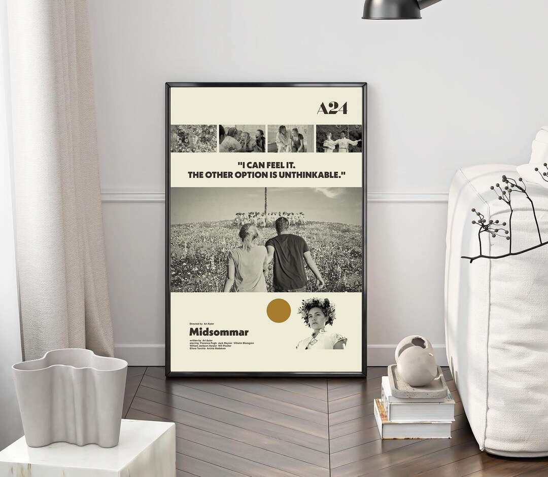 Midsommar Poster | Film Poster | Midcentury Art | Minimalist Art ...