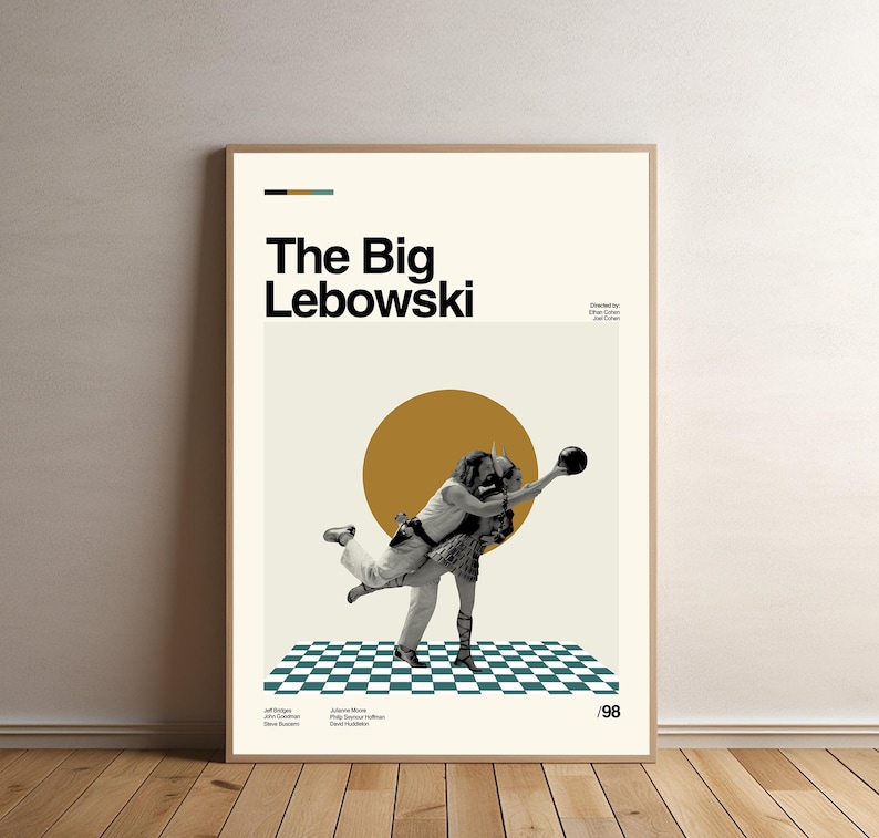 The Big Lebowski Poster, the Big Lebowski Print, Movie Poster ...