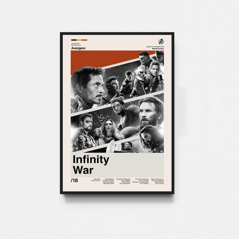 Infinity War Poster - Etsy