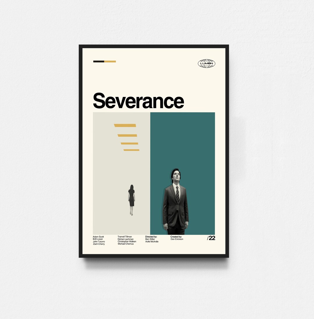 Severance Poster, Severance Tv Series Poster, Movie Poster, Midcentury ...