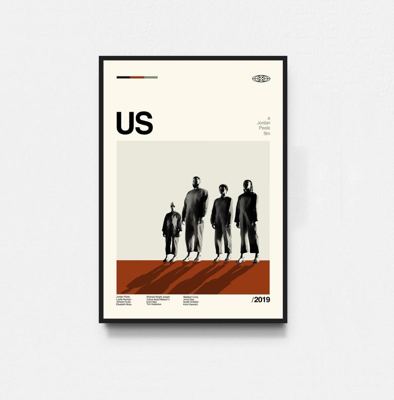 US - Jordan Peele Movie Poster, US Movie Poster, Film Poster ...