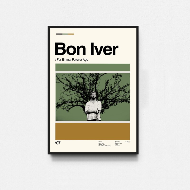 Bon Iver - Etsy