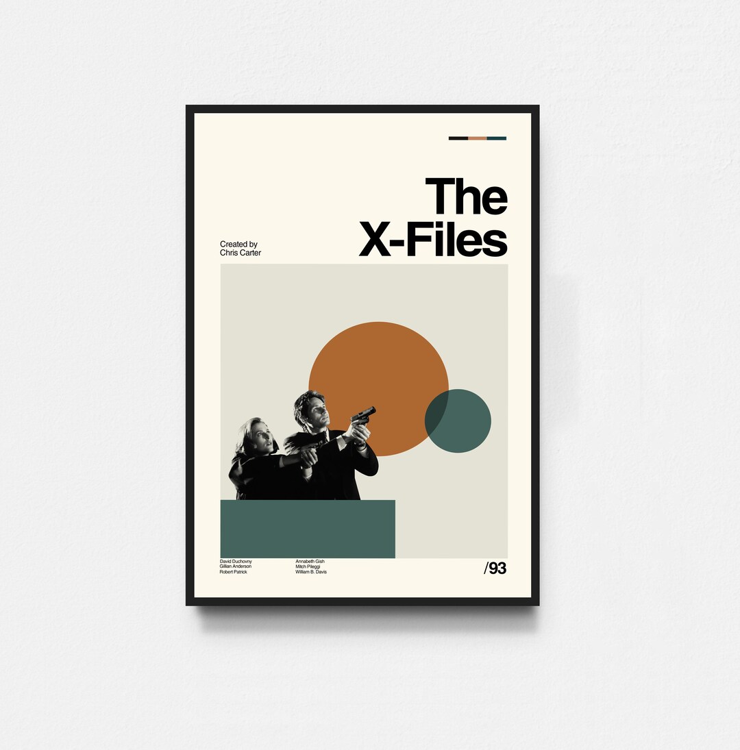 The X-files Poster, the X Files Poster, Movie Poster, Midcentury Art ...
