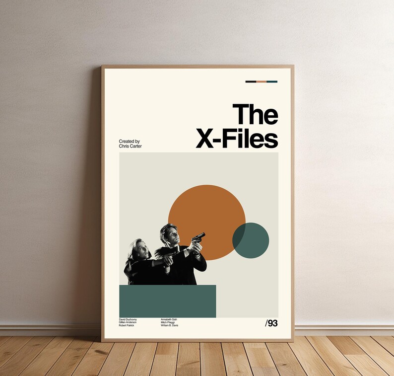 The X-files Poster, the X Files Poster, Movie Poster, Midcentury Art ...