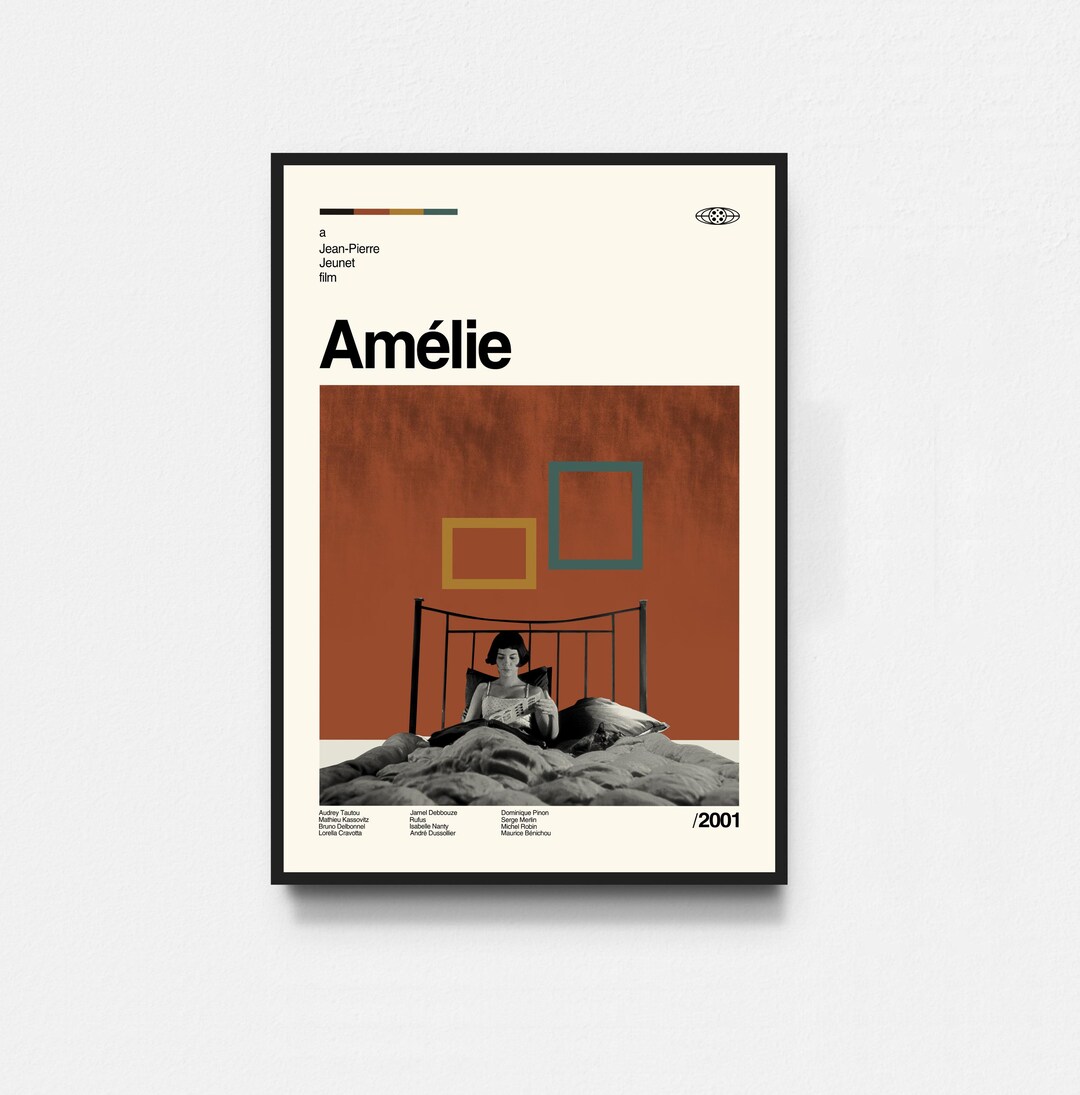 Amelie Poster, Amélie Movie Poster, Film Poster, Midcentury Art ...