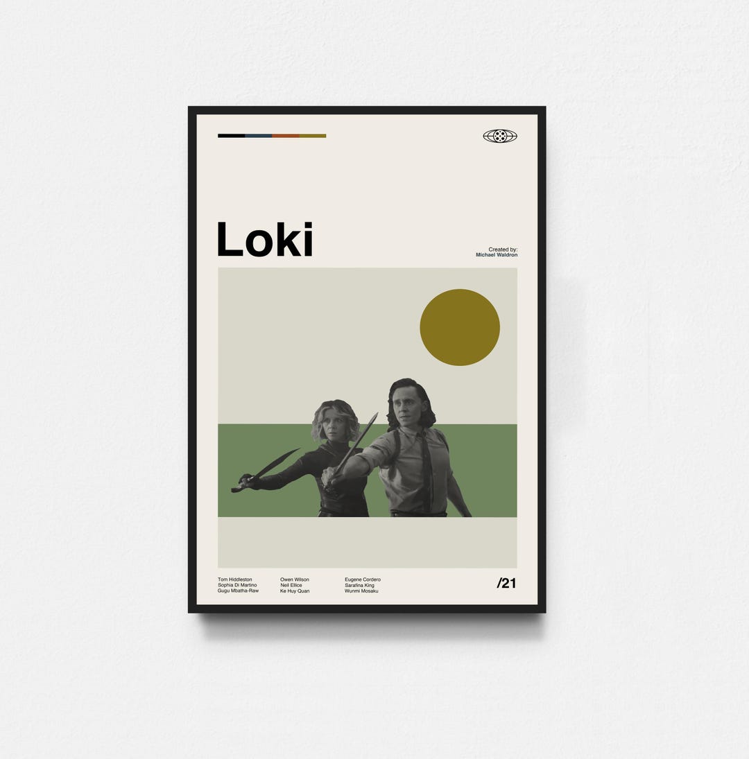 Loki Poster, Loki Print, Loki Laufeyson Poster, Marvel Poster ...
