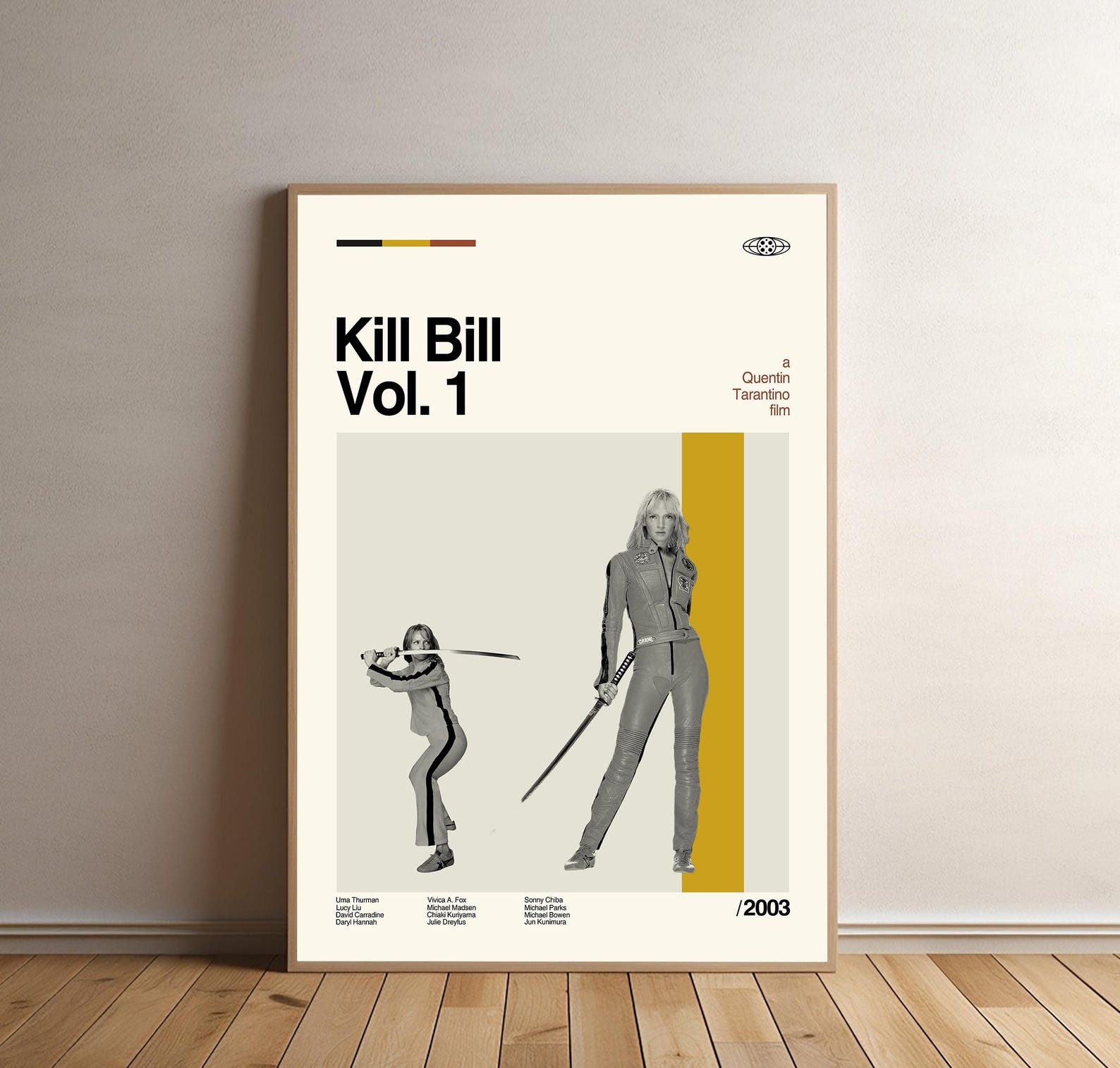 Kill Bill Poster, Kill Bill Print, Movie Poster, Midcentury Art ...