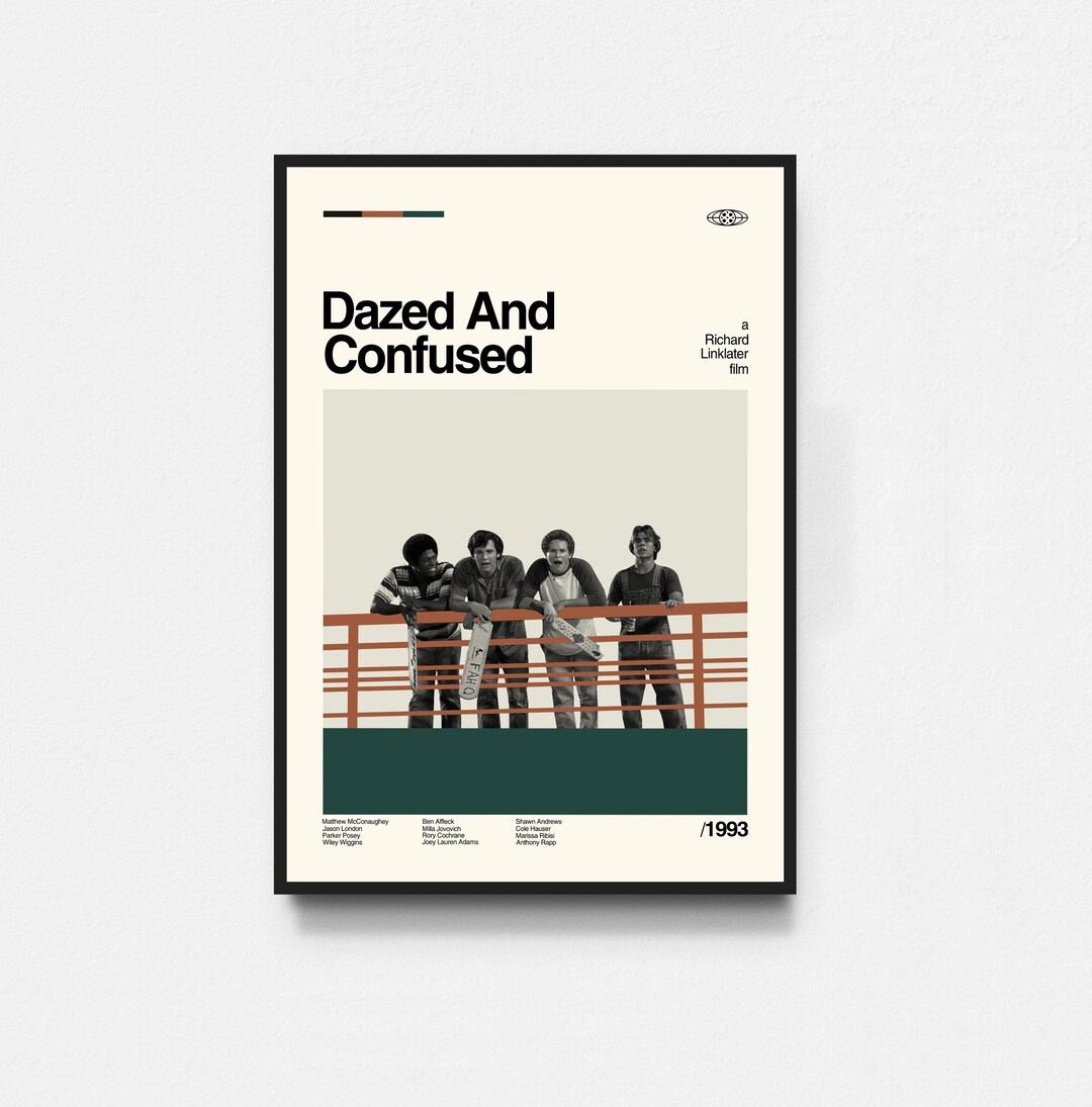 Dazed and Confused Poster, Dazed and Confused Print, Movie Poster ...