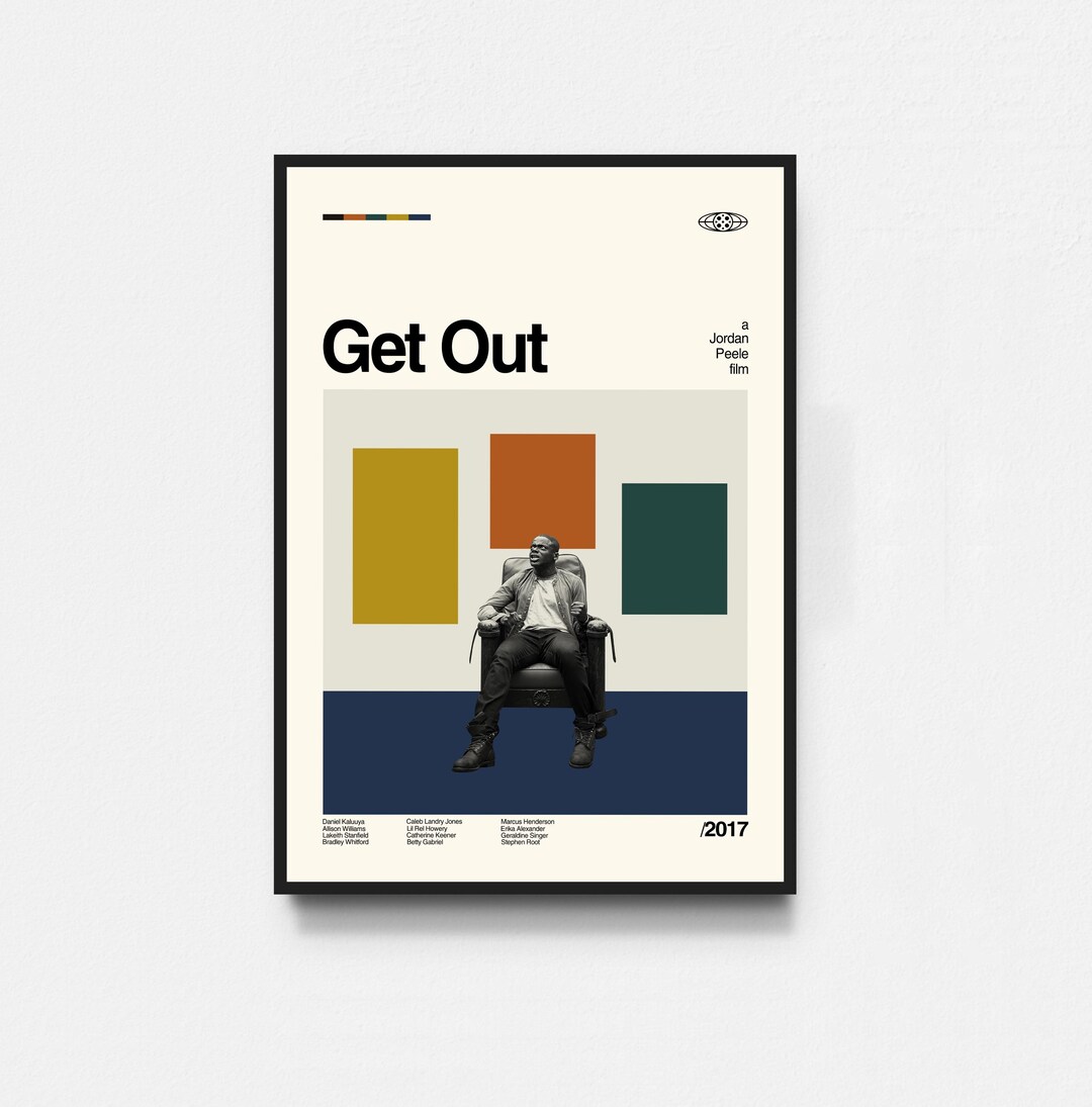 Get Out - Jordan Peele Movie Poster, Get Out Poster, Film Poster ...