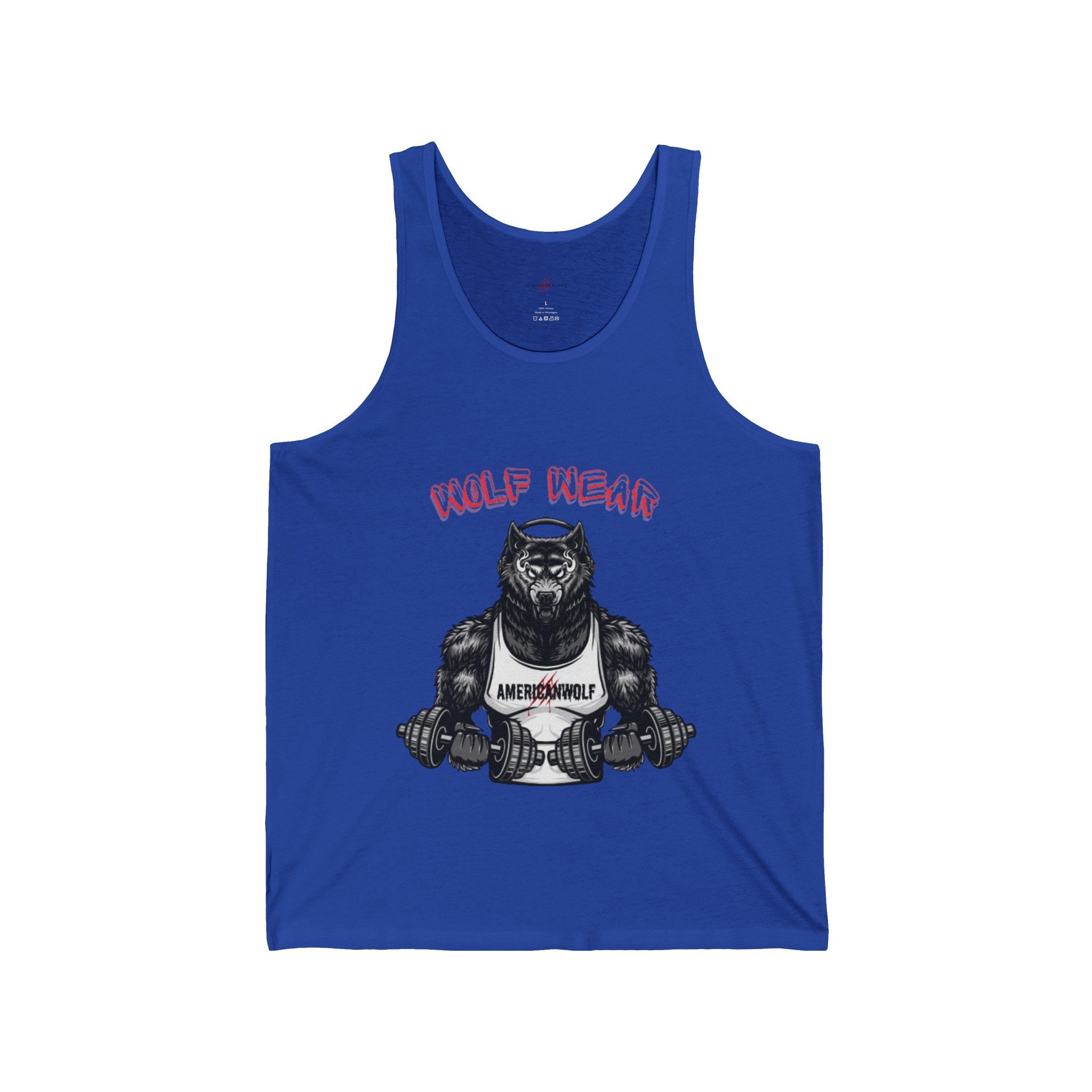 Werewolf Bodybuilder Rocks 'americanwolf' Tank, Pumping Iron With ...