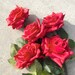 Red Rose/ Real Touch Rose /latex Rose / Flexed Rose/1 Head per Stem ...